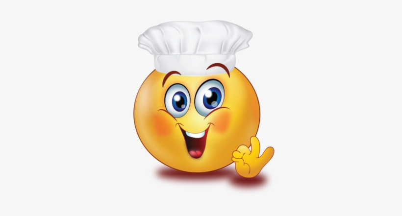 Free Cooking Chef Sticker With Smiley Stickers For - Emoticon Chef ...