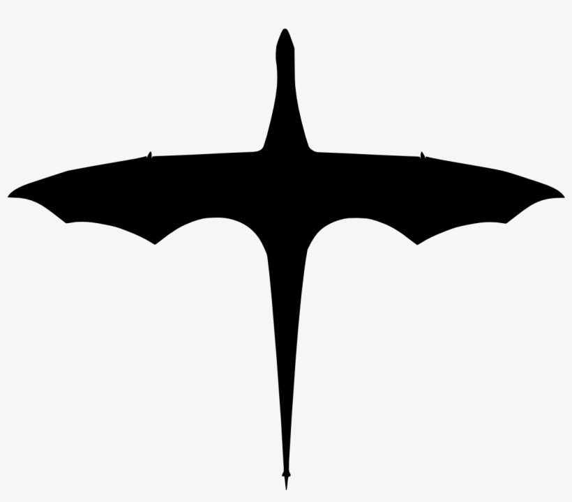 Simple Dragon Silhouette