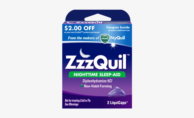 Zzzquil Nightime Sleep Aid - Zzz Quil - Free Transparent PNG Download ...