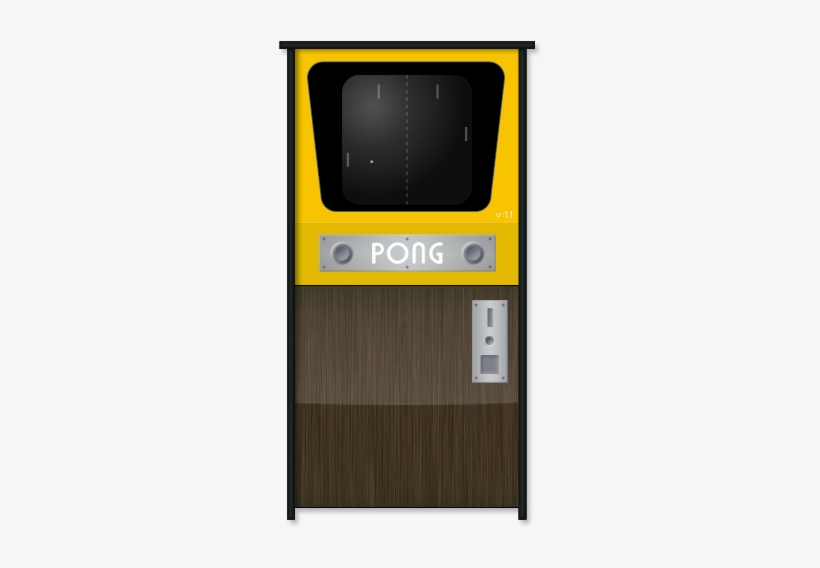 Atari Pong Arcade Png - Free Transparent PNG Download - PNGkey