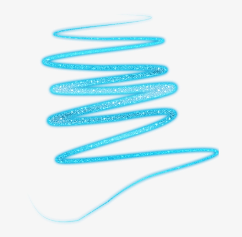 Sticker Ftestickers Glow Lines Light Png Light Blue - Glow Lines Png ...