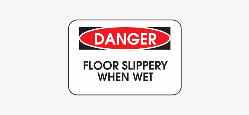 Slippery When Wet Sign Png Download - Men Working Ahead Sign - Free ...