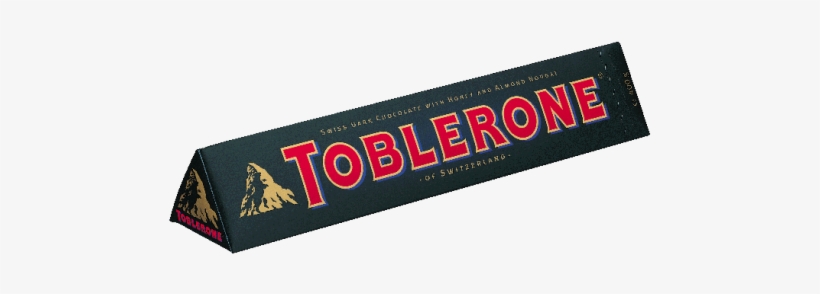 10 X Toblerone Dark 100g - Toblerone Black - Free Transparent PNG ...