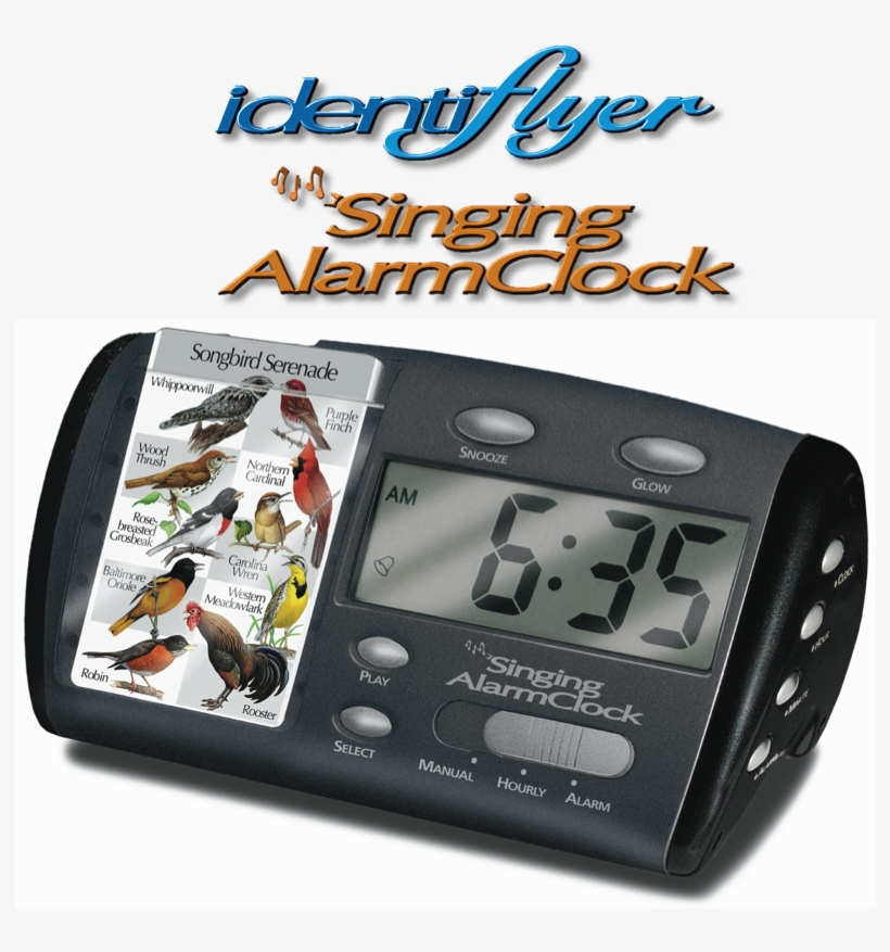 Identiflyer Singing Alarmclock - Birdsong Identiflyer - Free ...