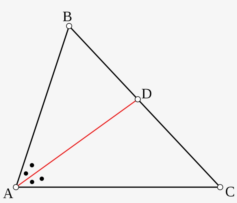 Angle Bisector Of A Triangle - Free Transparent PNG Download - PNGkey