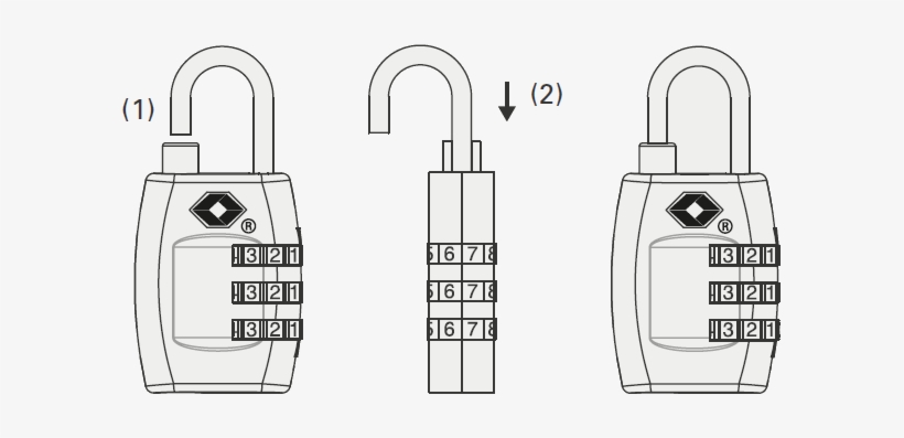 Unlock A Combination Padlock - Free Transparent PNG Download - PNGkey