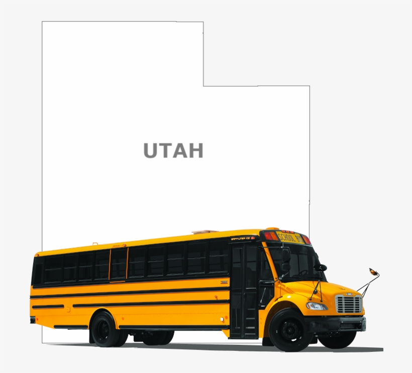 Buses In A Row - Thomas Saf-t-liner C2 - Free Transparent PNG Download ...