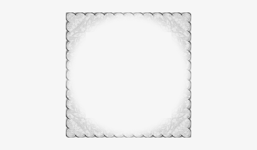 White Lace Frame Png Download - Circle - Free Transparent PNG Download ...
