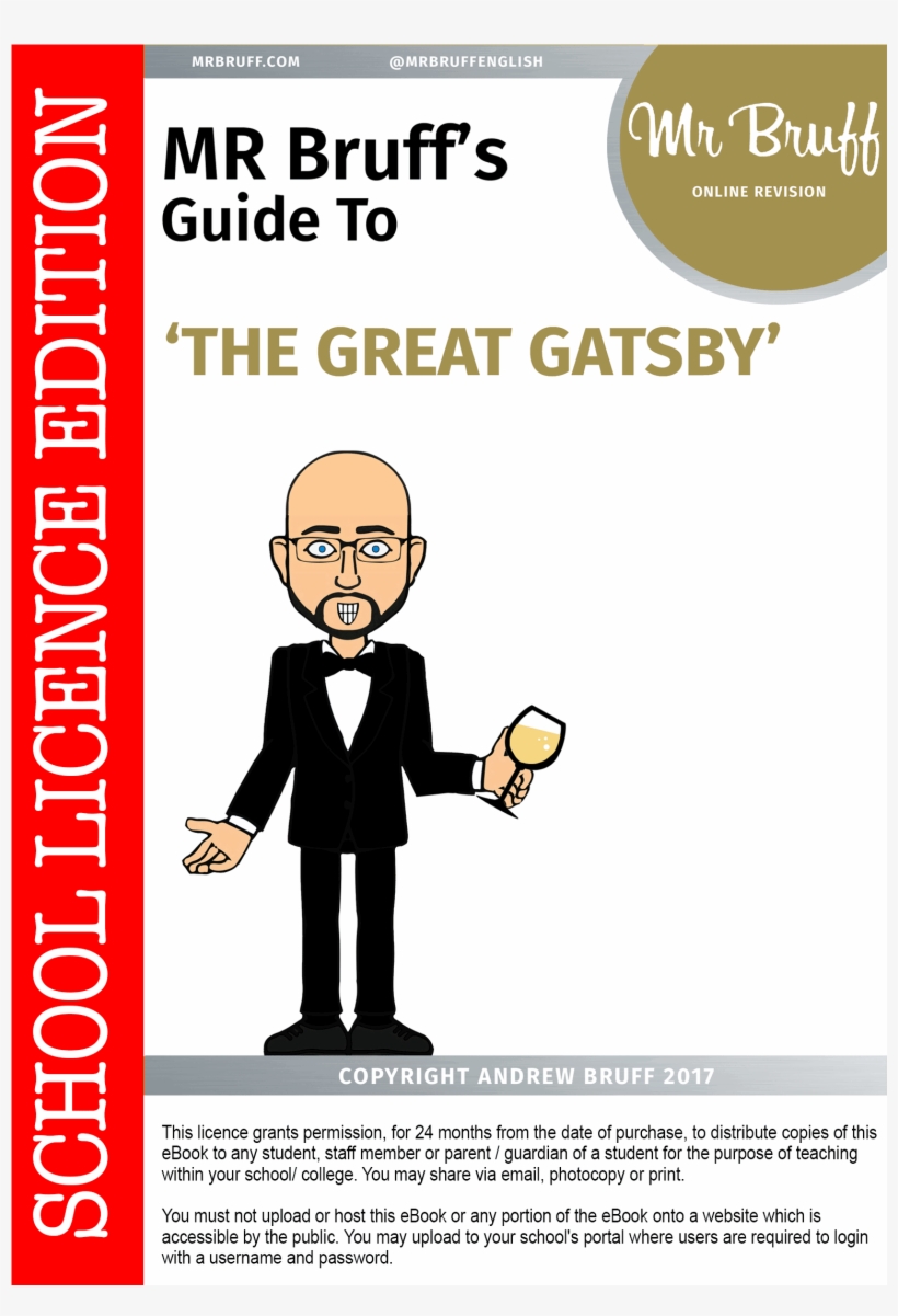 Mr Bruff's Guide To The Great Gatsby - Love English - Free Transparent ...