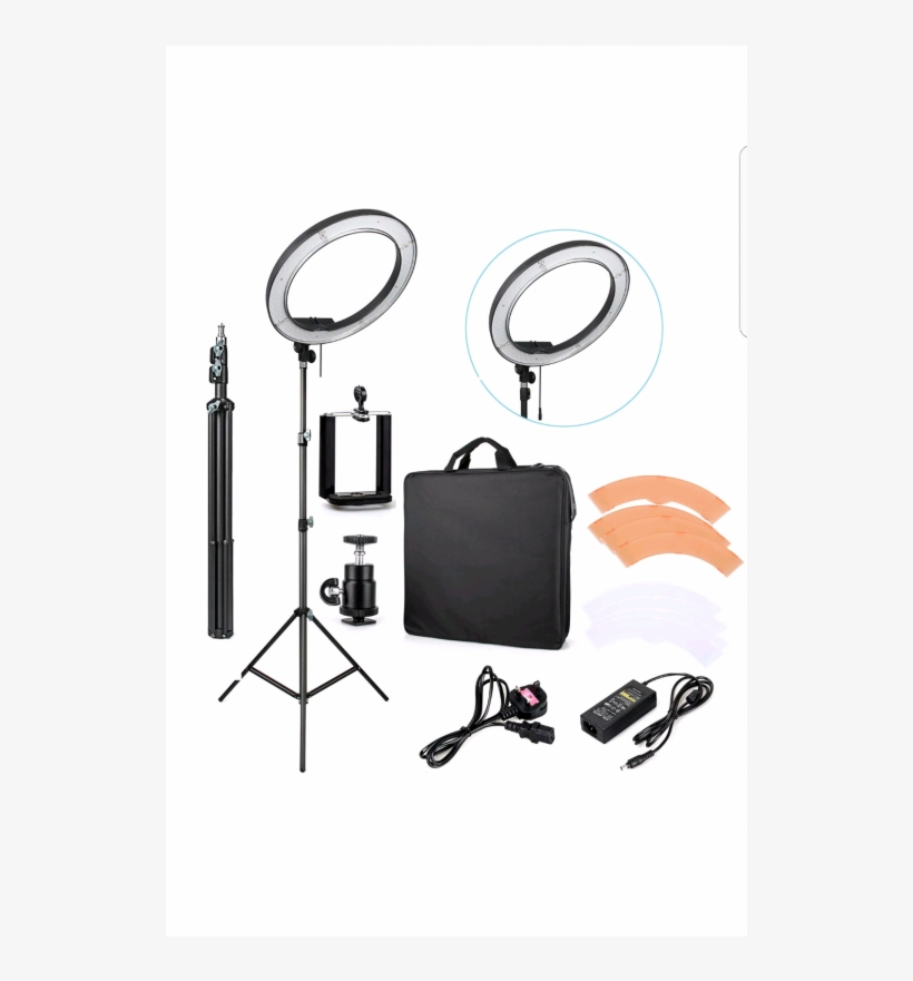 Ring Light Lamp - Led Ring Light Set - Free Transparent PNG Download ...