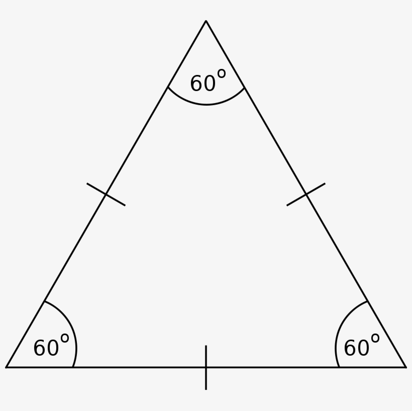 Drawing Of Equilateral Triangle - Free Transparent PNG Download - PNGkey