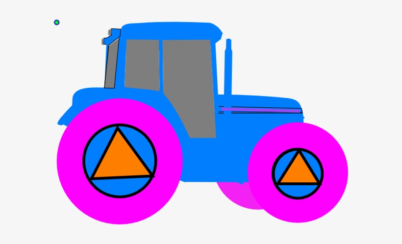 Blue Tractor Svg Clip Arts 600 X 418 Px - Free Transparent PNG Download ...
