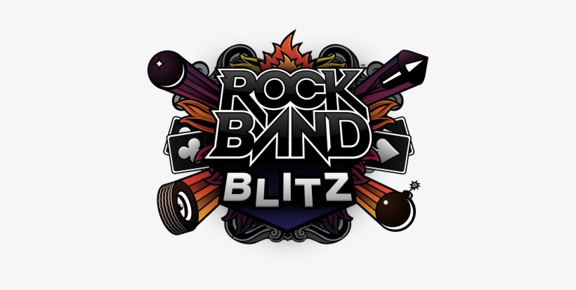 Rock Band High Quality Png Png Images - Rock Band Blitz Logo - Free ...