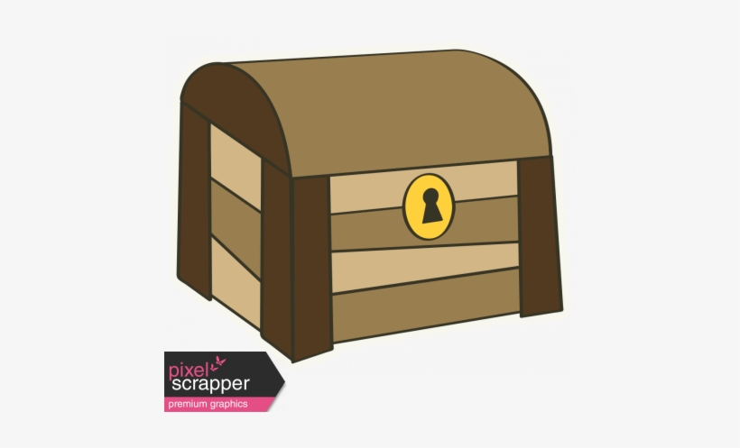 Treasure Chest Sticker - Digital Scrapbooking - Free Transparent PNG ...
