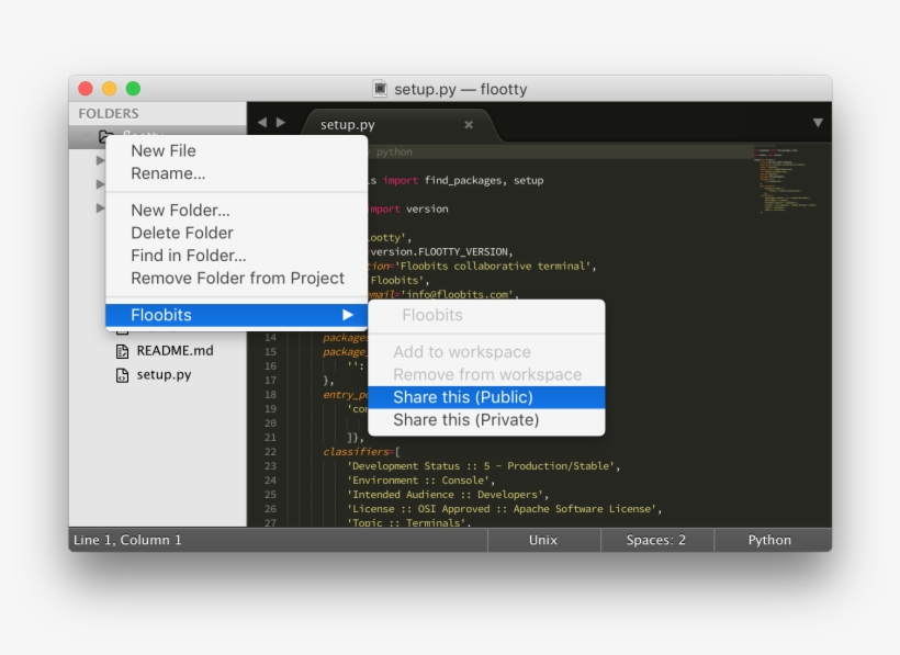 Floobits Sublime Create Workspace From Folder Sublime Save Workspace