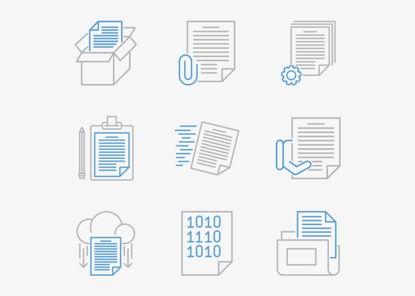 Document 16 Icons - Diagram - Free Transparent PNG Download - PNGkey