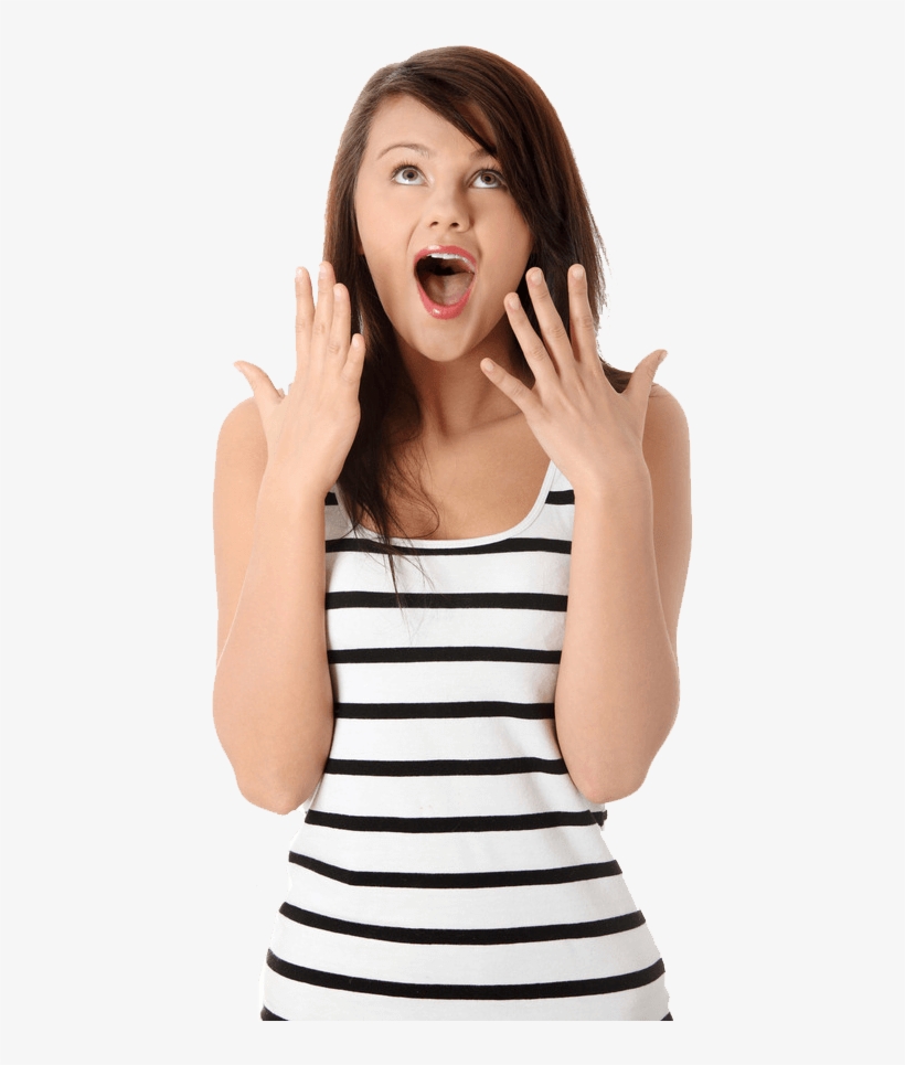 Amazed Woman Png - Free Transparent PNG Download - PNGkey