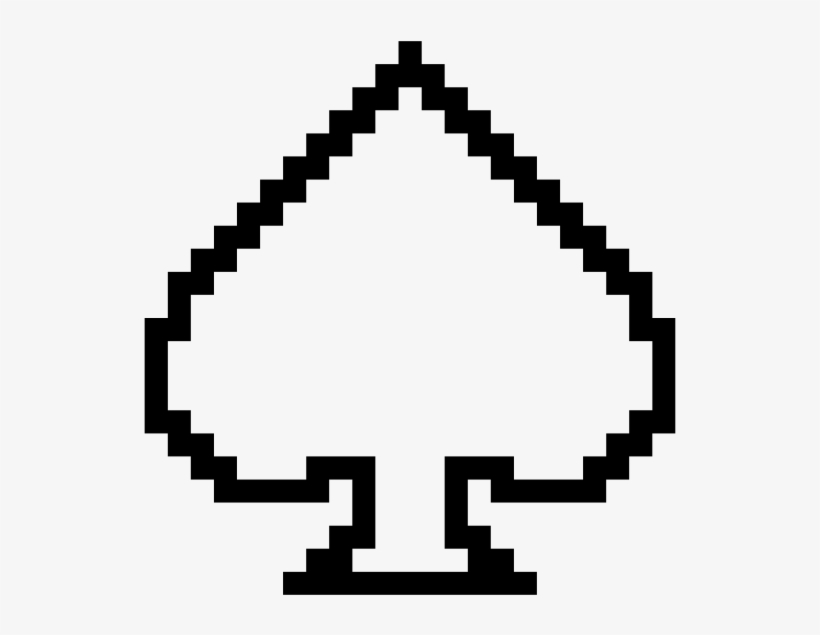 Spade Rubber Stamp - Pixel Bike - Free Transparent PNG Download - PNGkey