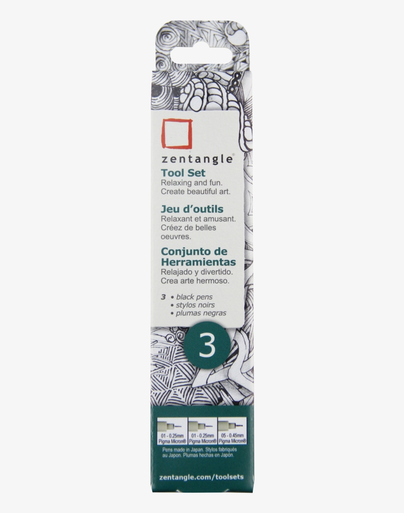 View Larger Image - Zentangle Pigma Micron - 3 Piece Tool Set - Free ...