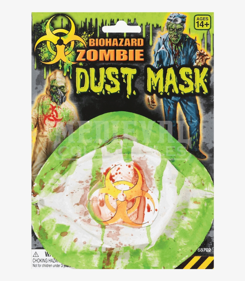 Biohazard Zombie Dust Mask - Free Transparent PNG Download - PNGkey