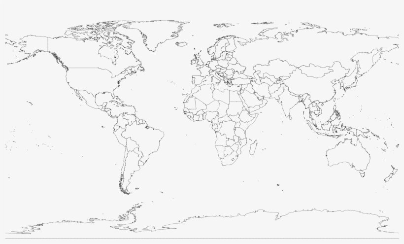 World - Objects - Countries - Map - Free Transparent PNG Download - PNGkey