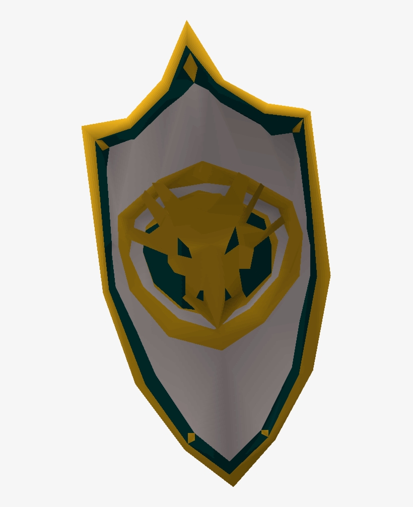 Osrs White And Gold Shield - Free Transparent PNG Download - PNGkey