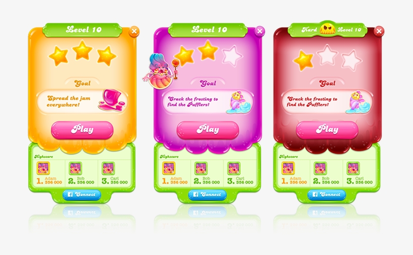 Candy Crush Jelly Saga Ui - Candy Crush Jelly Ui - Free Transparent PNG Download - PNGkey