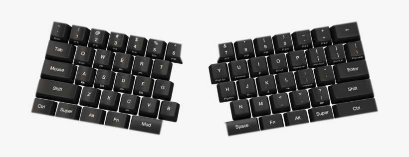 Ultimate Hacking Keyboard - Computer Keyboard - Free Transparent PNG ...