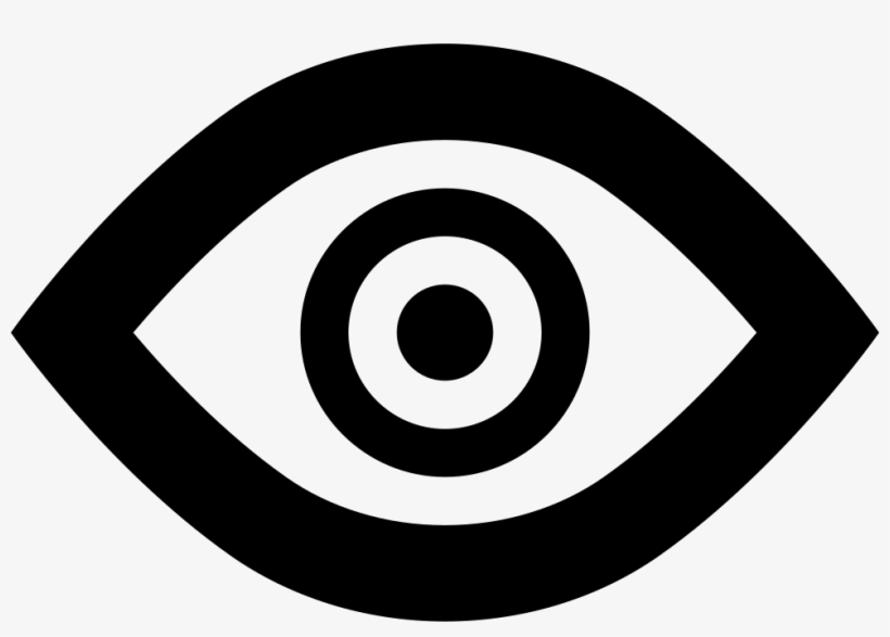 Eye Outline - - White Outline Eye Icon Png - Free Transparent PNG ...