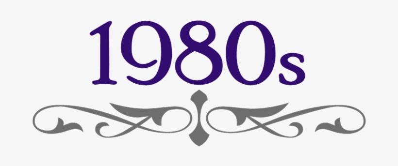 1980s - Calligraphy - Free Transparent PNG Download - PNGkey