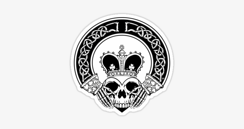 Vector Freeuse Stock Claddagh Bw Edition By - Tattoo - Free Transparent ...