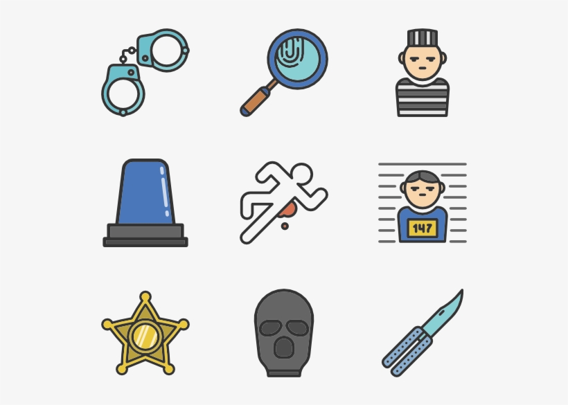 Police Elements 35 Icons - Police Icons - Free Transparent PNG Download ...