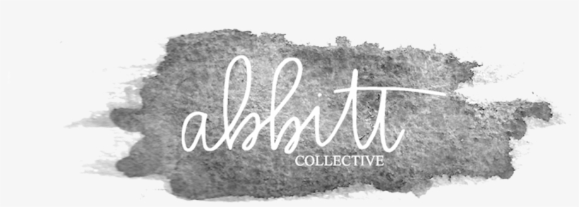 Abbitt Collective Watercolor Bigger - Calligraphy - Free Transparent ...