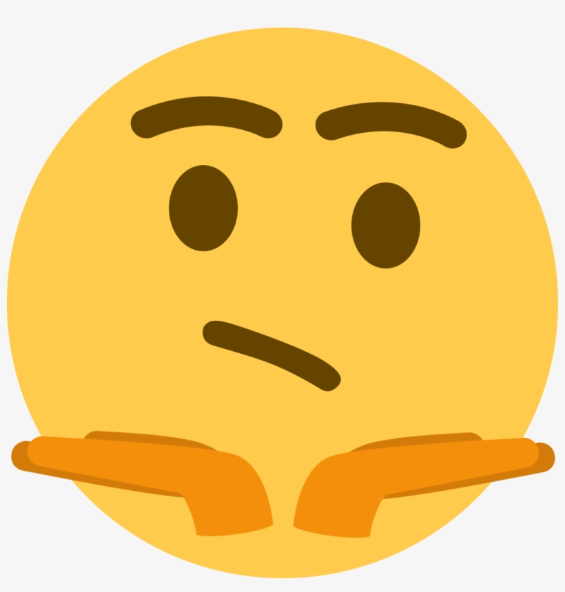 Shrugging - Discord Shrug Emoji - Free Transparent PNG Download - PNGkey