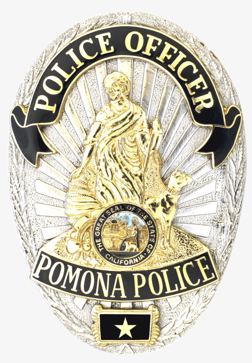 Cropped Ppd Badge Lrg Olivieri - Pomona Police Badge - Free Transparent ...