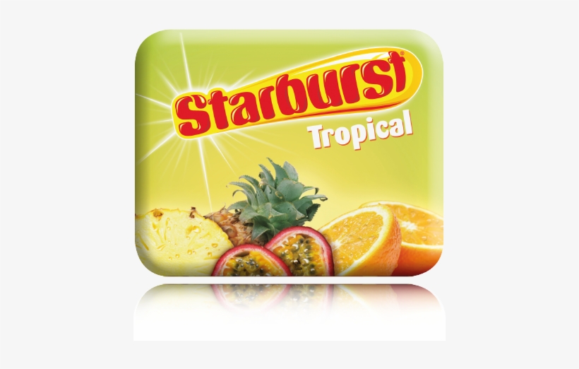 Starburst® Tropical Drink - Klix Starburst Orange+ Vat Per 375 - Free Transparent PNG Download ...