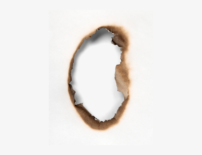 Blunt Transparent Burnt - Transparent Background Burnt Hole In Paper ...