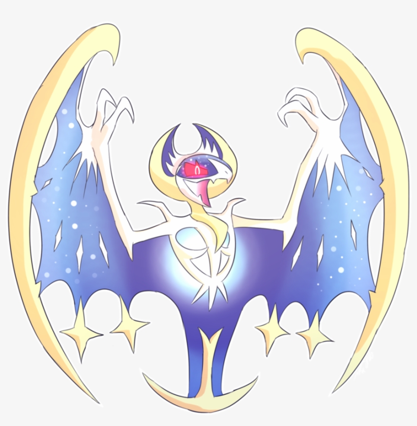 Lunar Clipart Crest - Pokemon Moon Legendary Shiny - Free Transparent ...