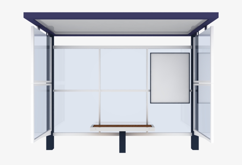 Cad And Bim Object - Bus Stop Shelter Png - Free Transparent PNG ...