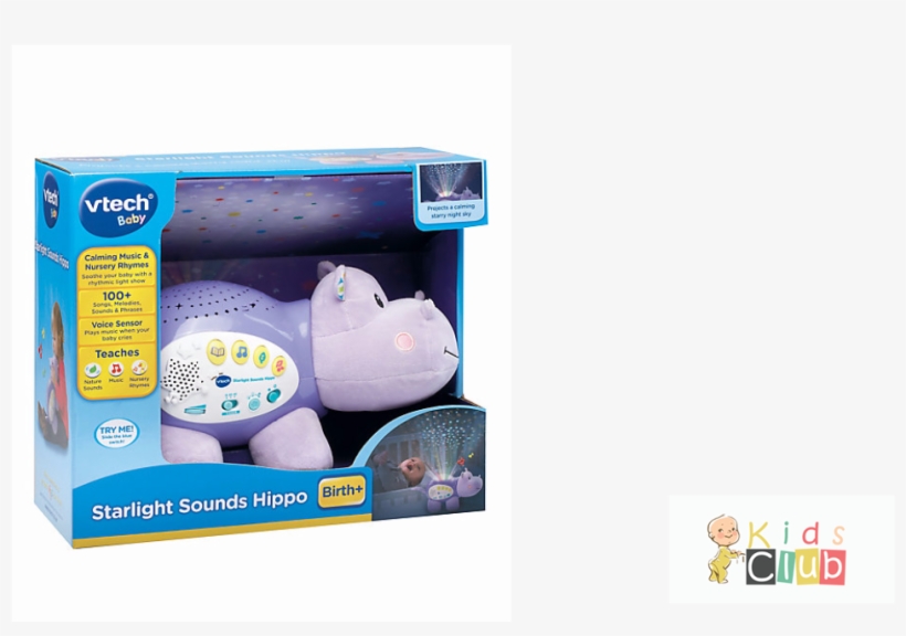 Vtech Starlight Sounds Hippo - Free Transparent PNG Download - PNGkey
