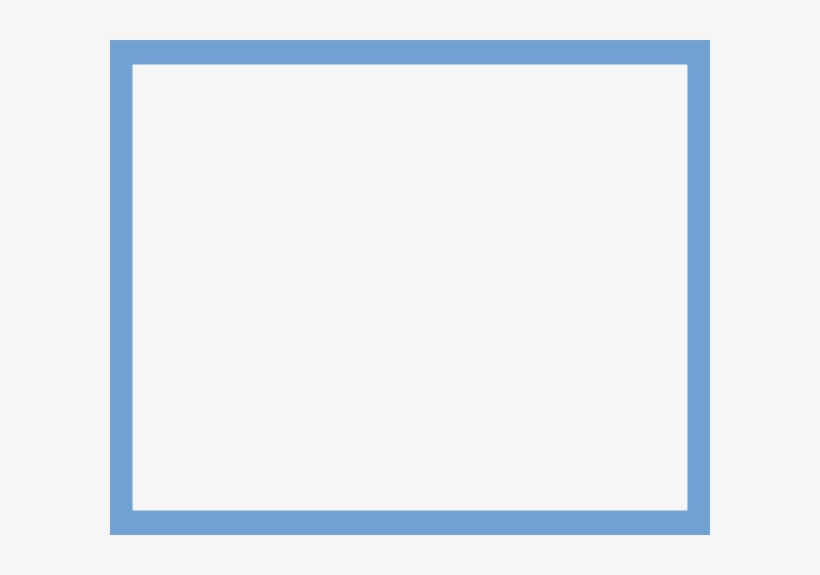 How To Set Use Simple Blue Frame Svg Vector - Free Transparent PNG ...