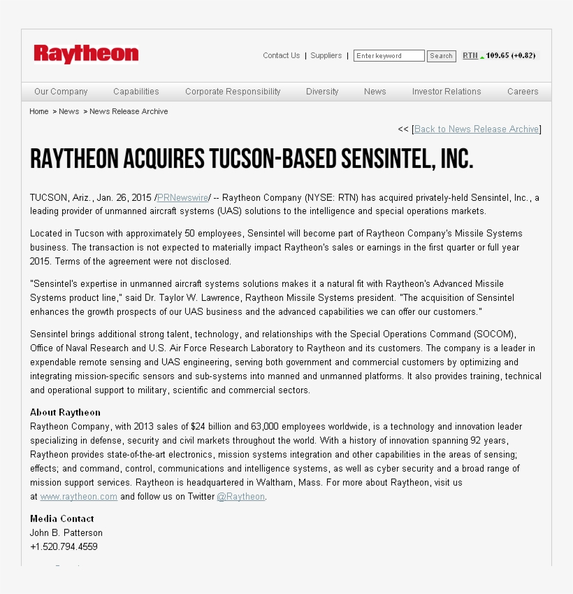 Raytheon - Free Transparent PNG Download - PNGkey
