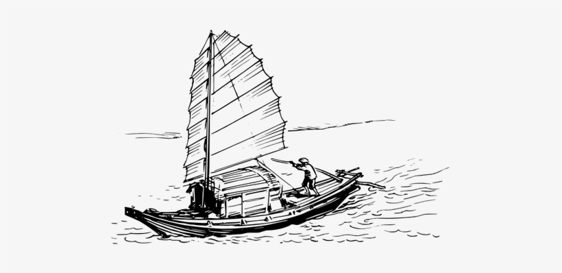 Sampan Boat Vector Image - Sampan Clip Art - Free Transparent PNG ...