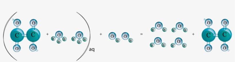 This Shows One Oxalic Acid Molecule In Water Being - Oxalate - Free ...