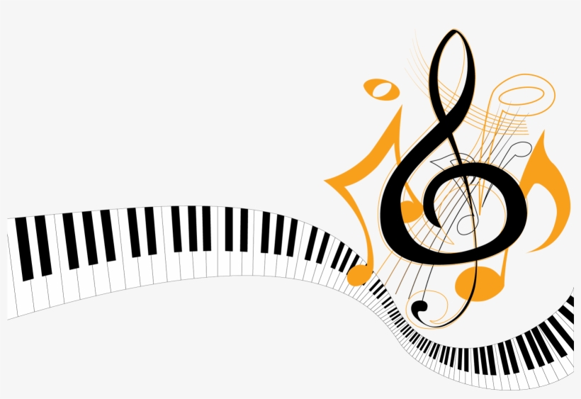 Musical Notes Vector Png Download - Piano Keys Clip Art - Free ...