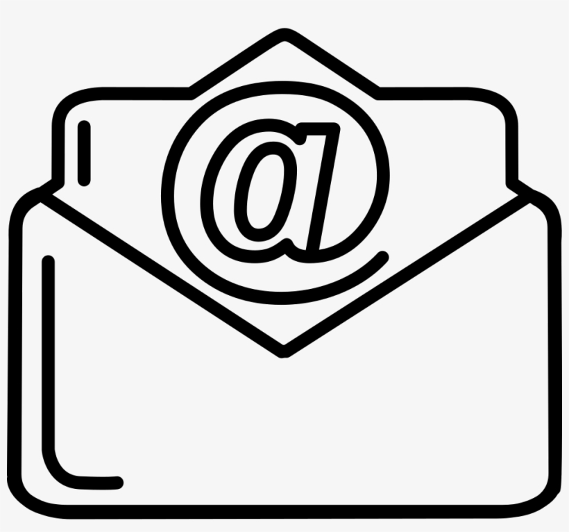Email Envelope With Arroba Sign Comments - Signo De Correo Electronico ...