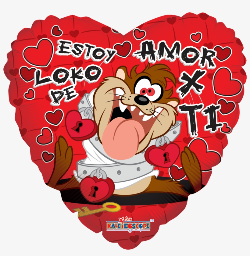 Taz Loko De Amor - 29" Sing-a-tune Taz Wild Thing Love - Mylar Balloons ...