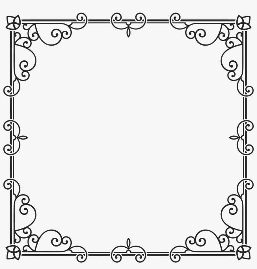 Big Image - Rectangle Frame Design Png - Free Transparent PNG Download ...