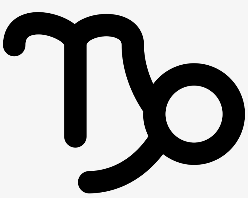 Capricorn Sign - - Simbolo Do Signo De Capricornio - Free Transparent ...