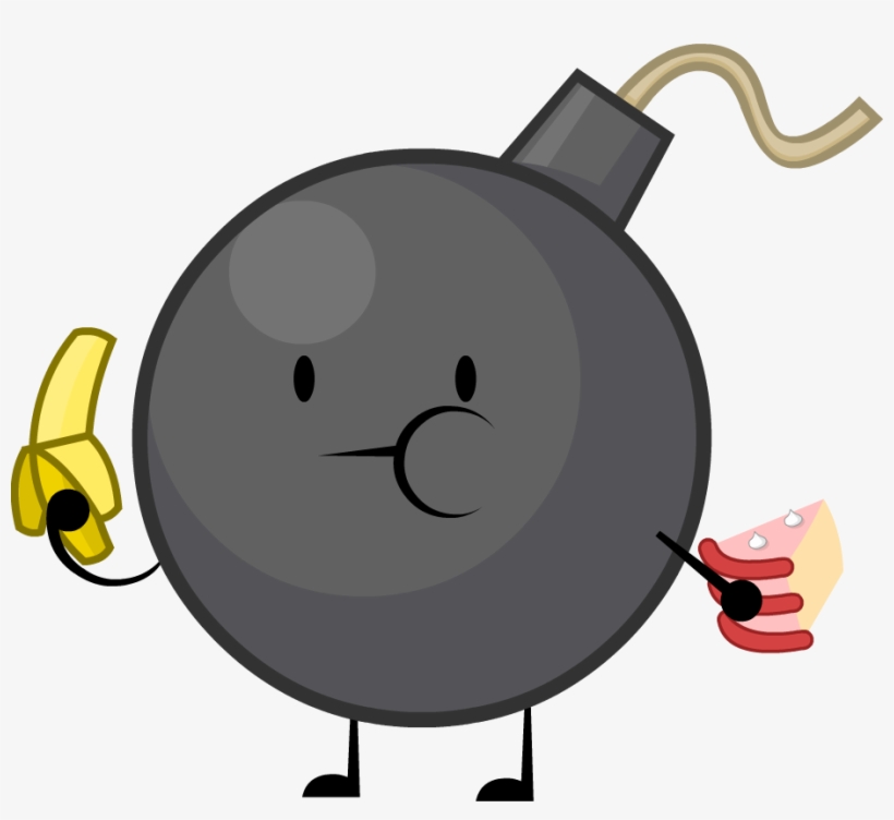 A Large Black Bomb - Bfb Bomby X Naily - Free Transparent PNG Download ...